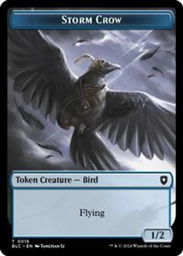 Storm Crow // Frog Lizard Double-Sided Token • Commander: Bloomburrow ...