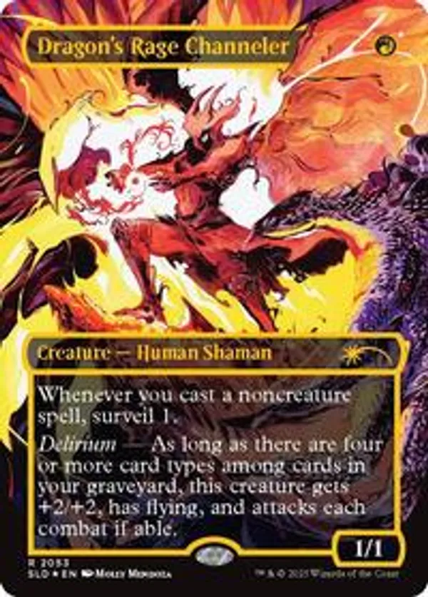 Dragon's Rage Channeler (2053) (Raised Foil) • Secret Lair Series (SLD) #2053