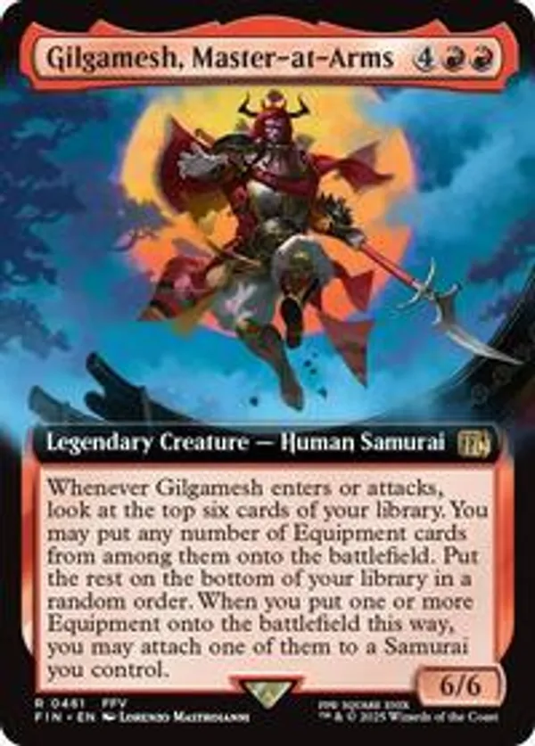 Gilgamesh, Master-at-Arms (Extended Art) • Universes Beyond: Final ...