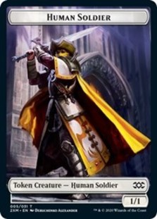 Human Soldier // Servo Double-sided Token • Double Masters (2XM)