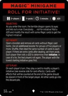 Magic Minigame: Roll for Initiative! • Adventures in the Forgotten ...